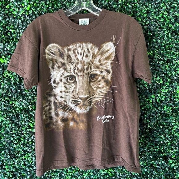 Tops | Vintage Rainforest Cafe Cheetah Shirt | Poshmark